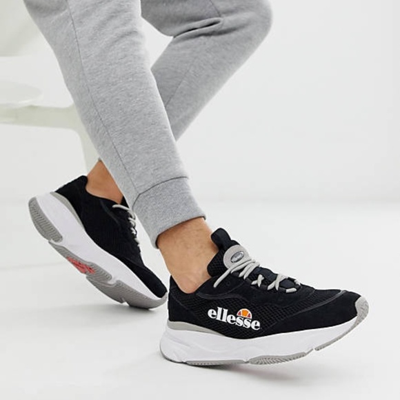 Ellesse | Shoes | Ellesse Massello Text Womens Shoes New In Box Black ...